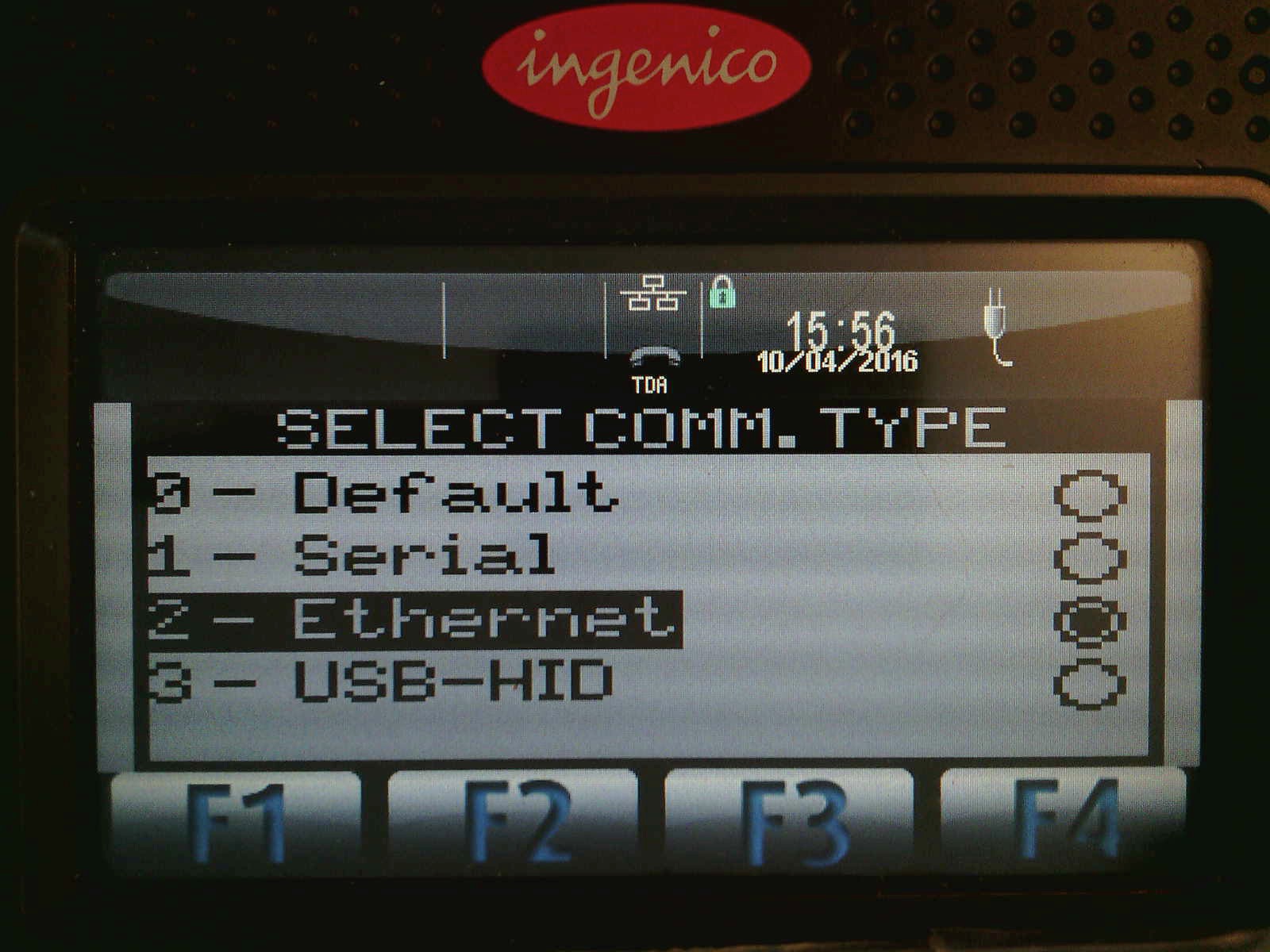 ingenico isc250 setup
