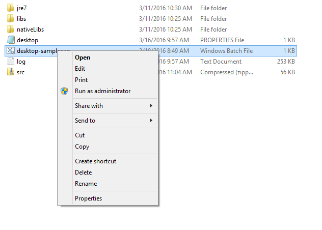 desktop-sampleapp Batch File