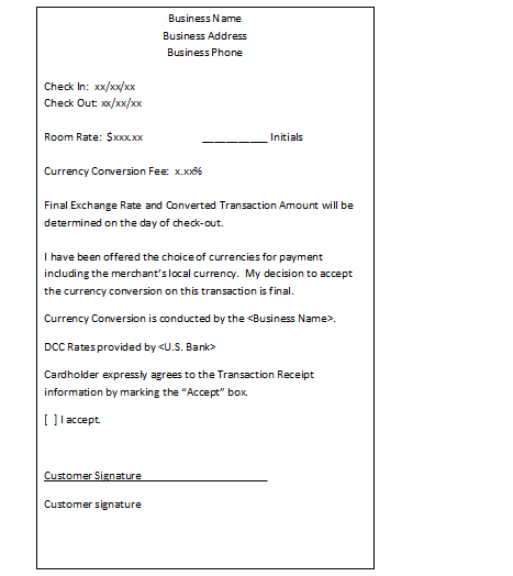 dcc example disclosure