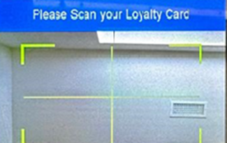 card scanning screen